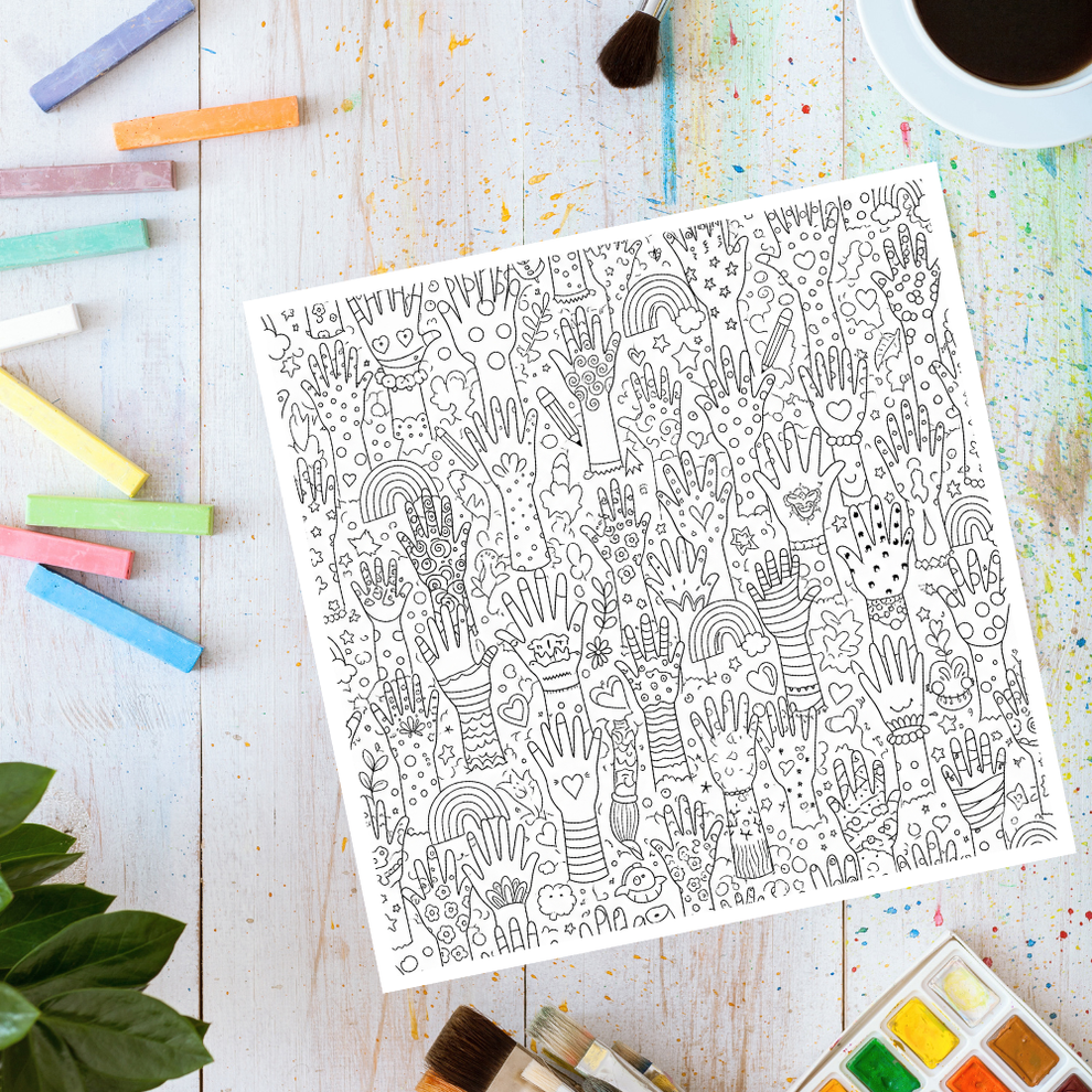 COLORING PAGES - FREE PRINTABLES - "Everyone is Welcome Here" – Brigade ...
