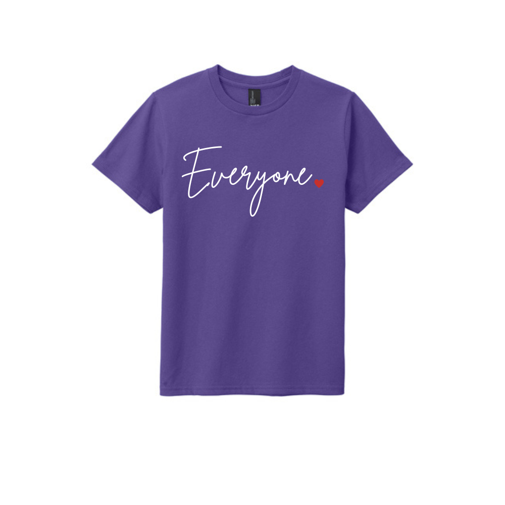BACK 2 SCHOOL - YOUTH Short Sleeve (PURPLE) - "EVERYONE